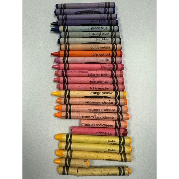 Crayola | Toys | Vintage Crayola Crayons Collection Rare Retired Colors ...